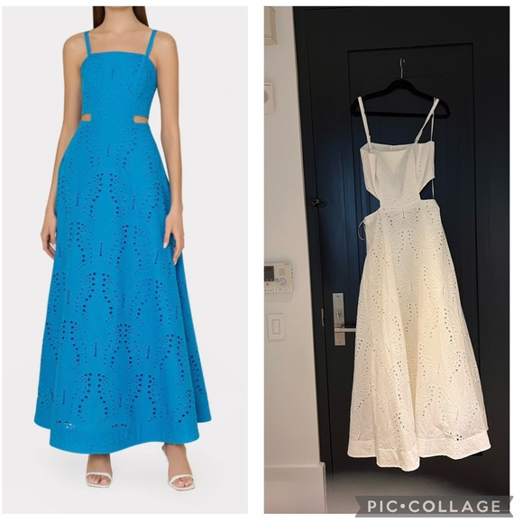 Milly | Dresses | Milly Crosby Butterfly Eyelet Maxi Dress | Poshmark